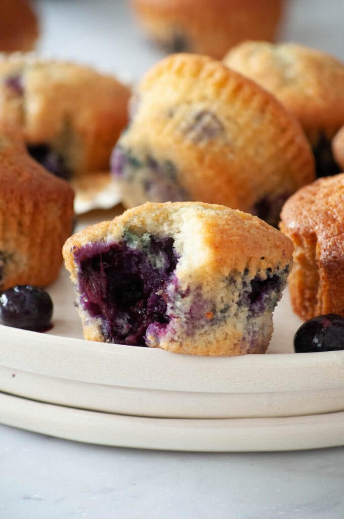 Muffins myrtilles - Marie Food Tips