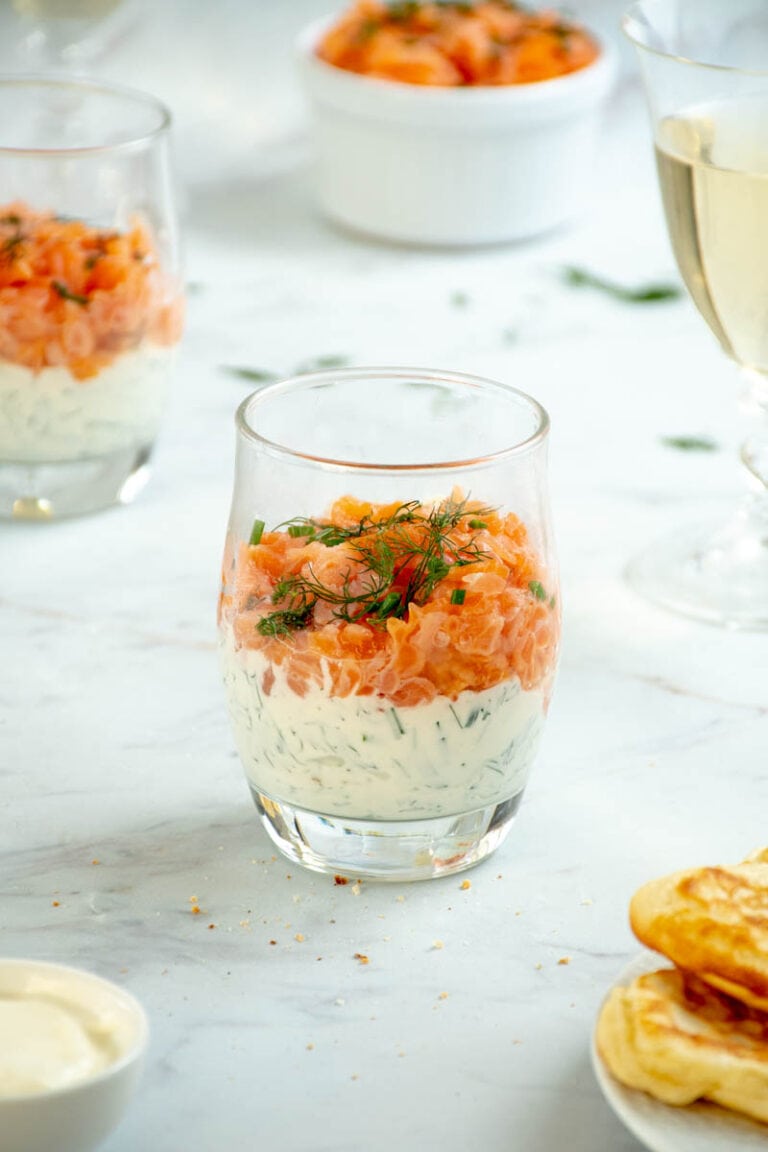 Verrine au saumon fumé - Marie Food Tips