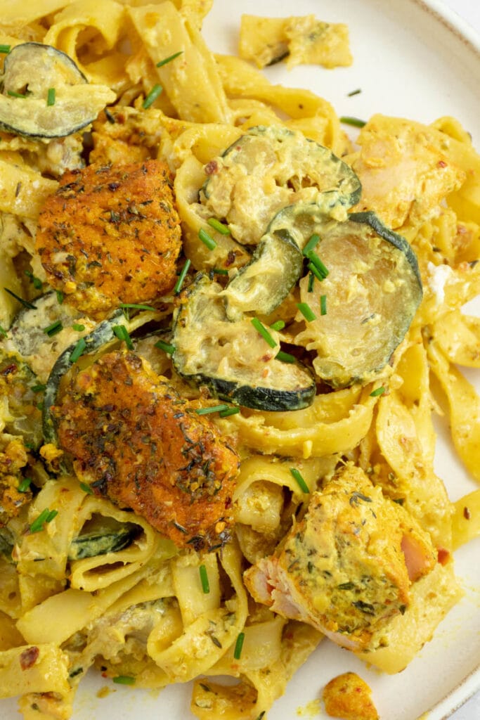 Tagliatelles Au Saumon Marie Food Tips