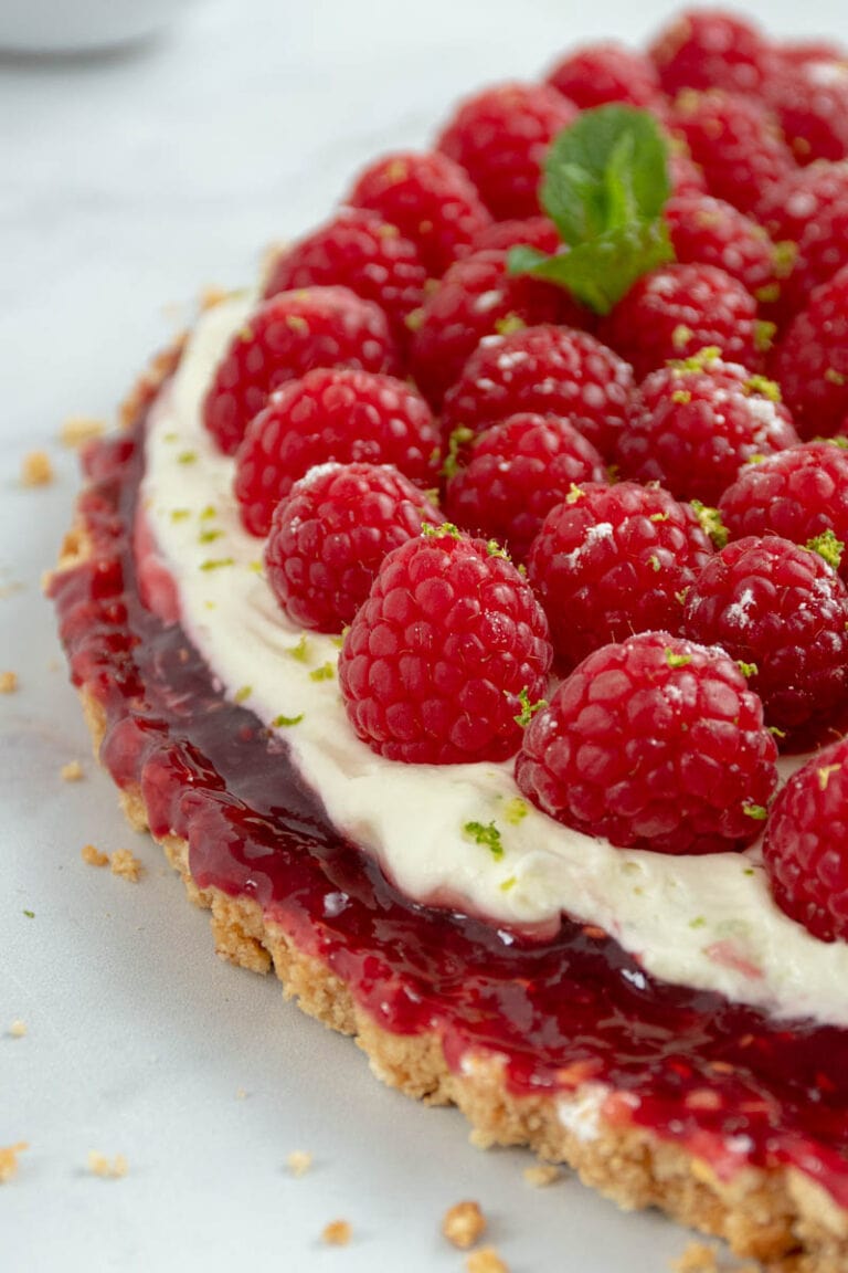 Tarte aux fruits rouges et fleur d'oranger facile - Marie Food Tips