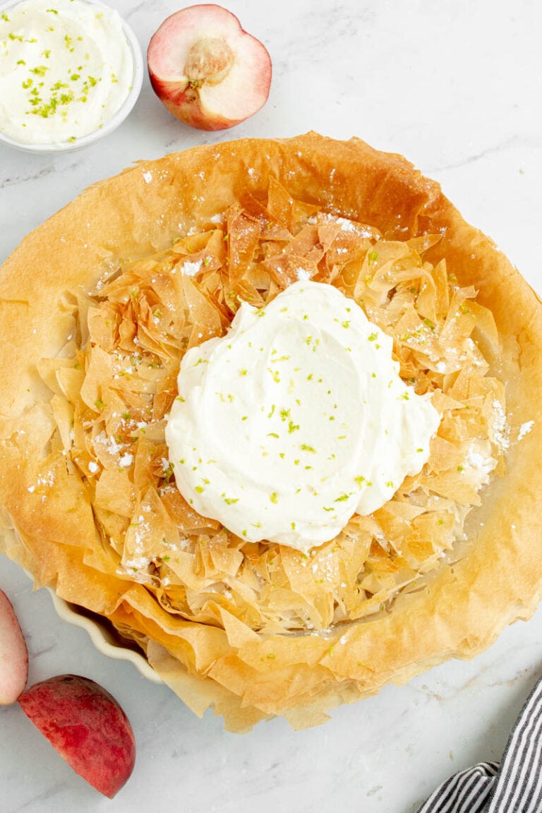 Croustade aux pêches - Marie Food Tips