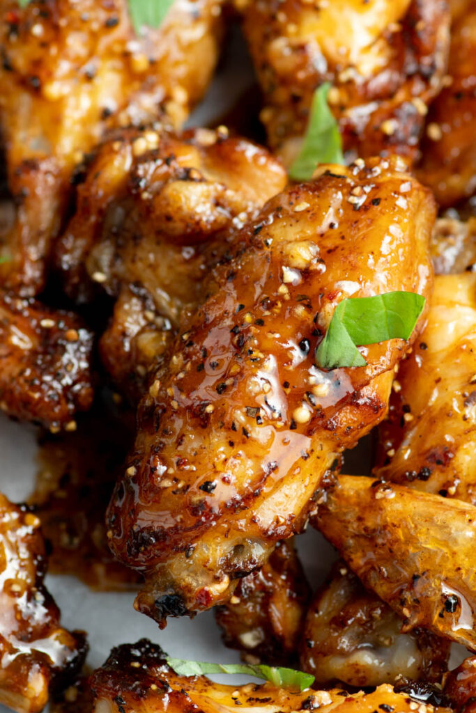 Wings de poulet épicées au citron et miel - Marie Food Tips