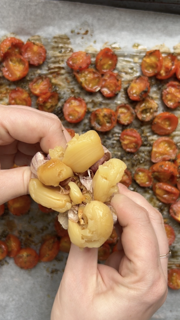 Orzo aux tomates cerises confites, straciatella & citron vert - Marie ...